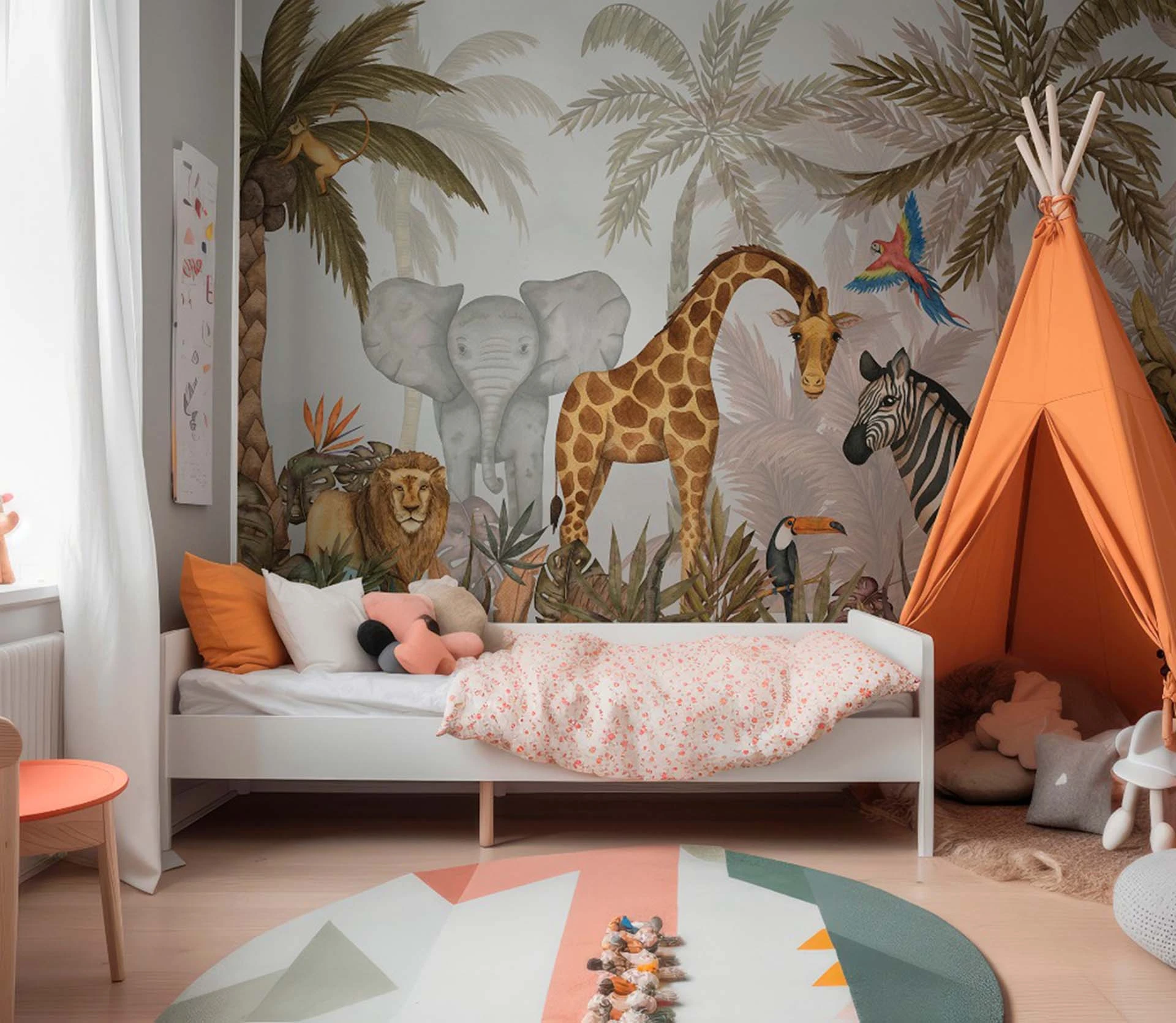 Children's wallpapers playful, cheerful patterns ⭐ by MallDeco