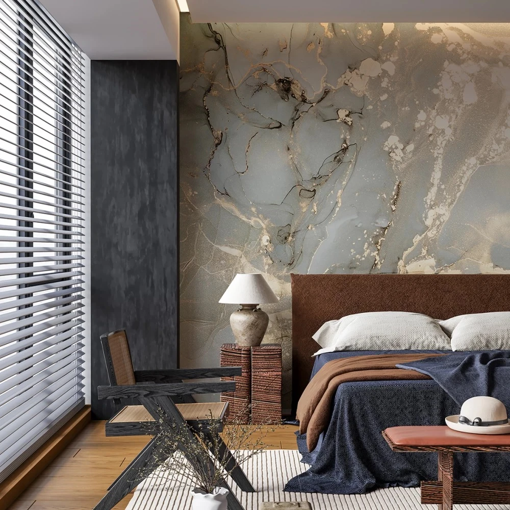 Marble photo wallpapers sumptuous decor ⭐ by MallDeco