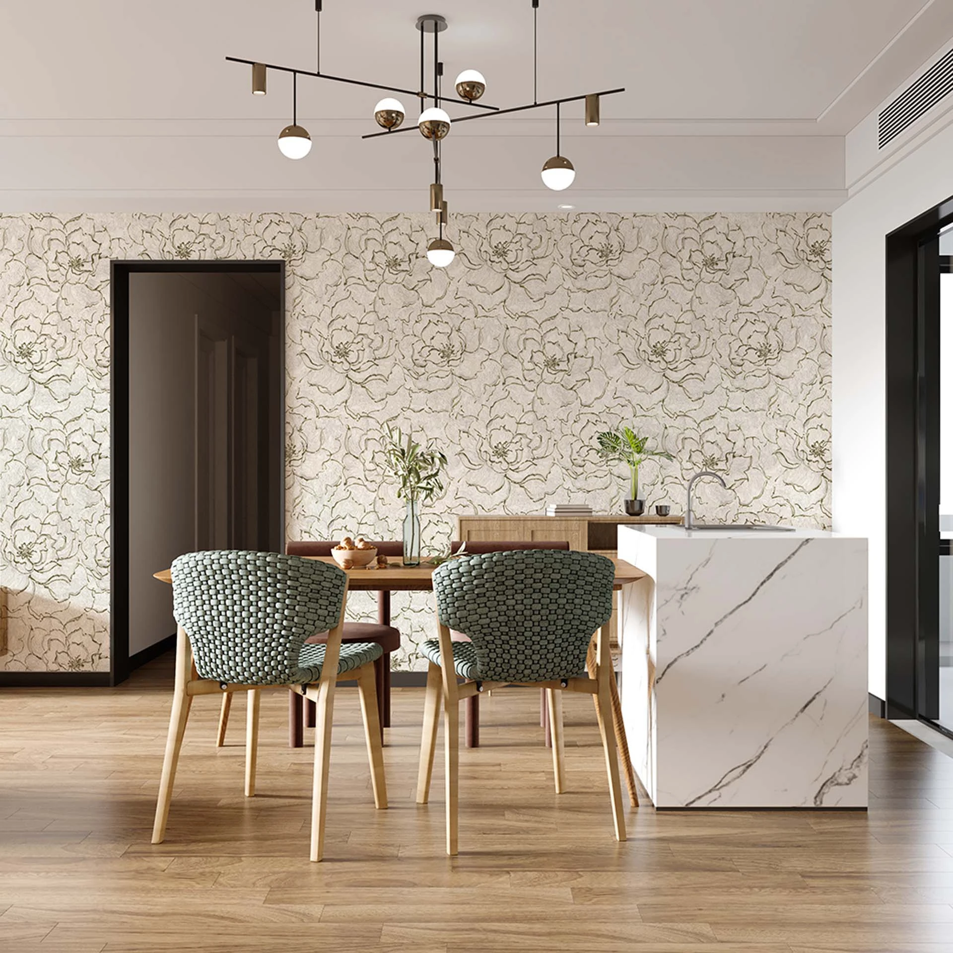 Room type wallpaper variety of models ⭐ by MallDeco