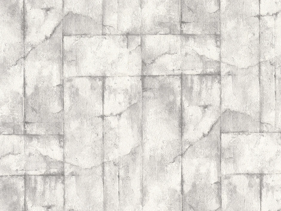 Brick wallpaper with gray background, vinyl, Hoverla pattern